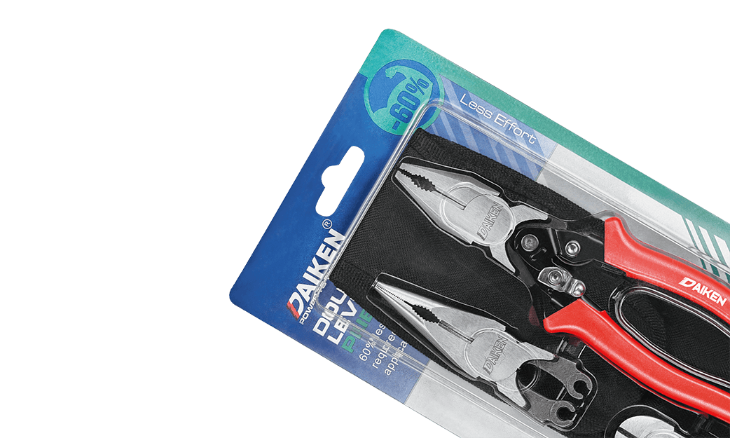 EXCHANGEABLE DOUBLE LEVERAGE PLIERS SET